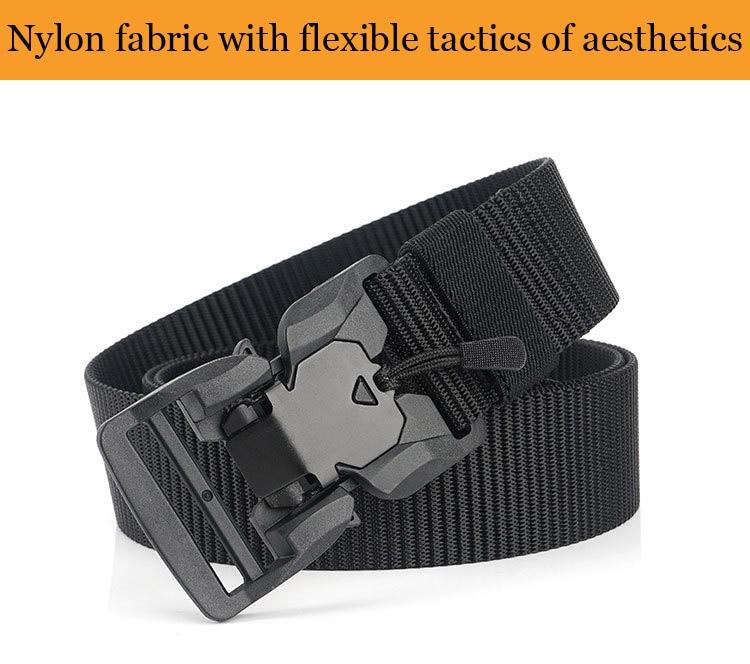 Canvas Nylon Quick Release Buckle Army Combat Tactical Belts for Men ...