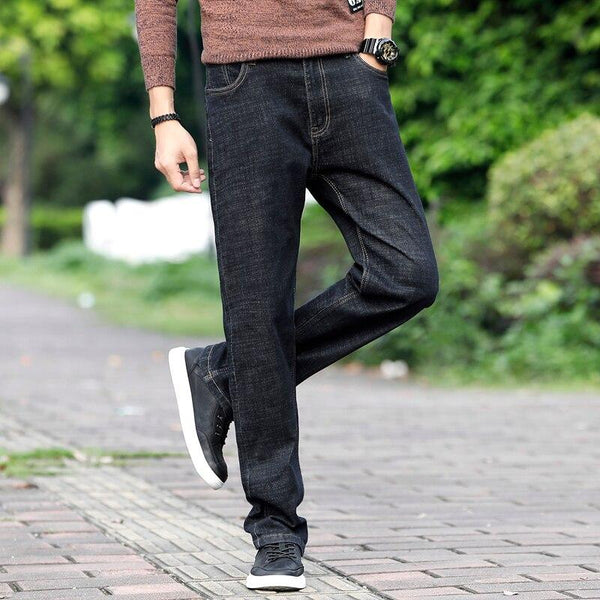 Casual Fashion Wide Leg Relax Boot Cut Straight Jeans for Men ...