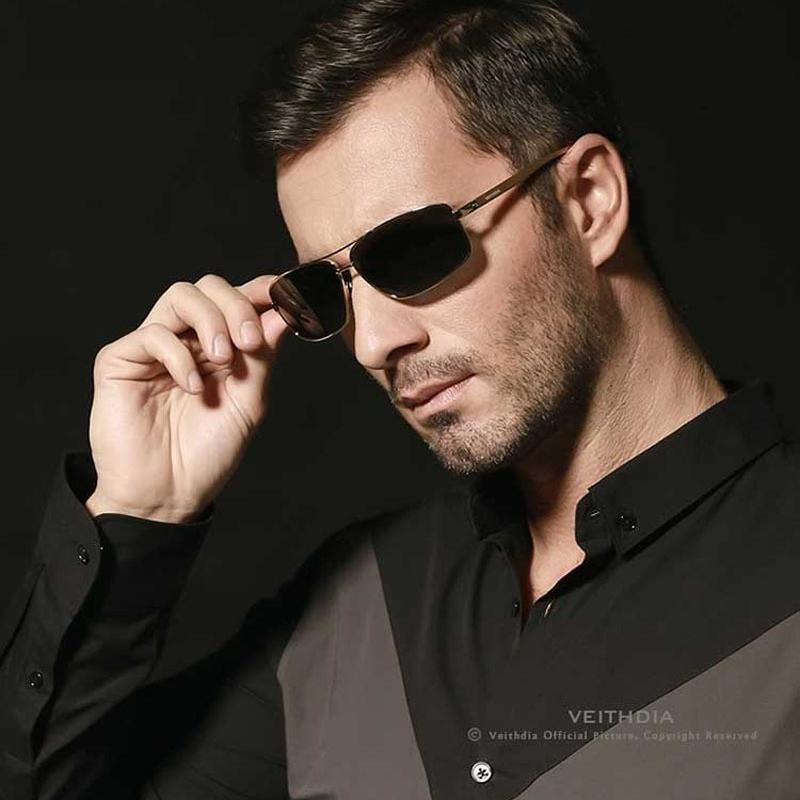 Eyewear Accessories Polarized Men's Aluminum Anti-Reflective Sunglasse ...
