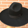 Israel Jewish Kosher Rabbi Wool Fedora Black Hat with Wide Brim ...