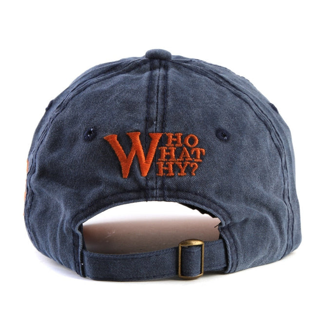 Men's Embroidery Letter W Cotton Snapback Fitted Baseball Caps ...