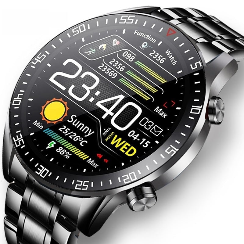 Men's Steel Band Digital Luminous Auto Date LED Display Smart Watch ...