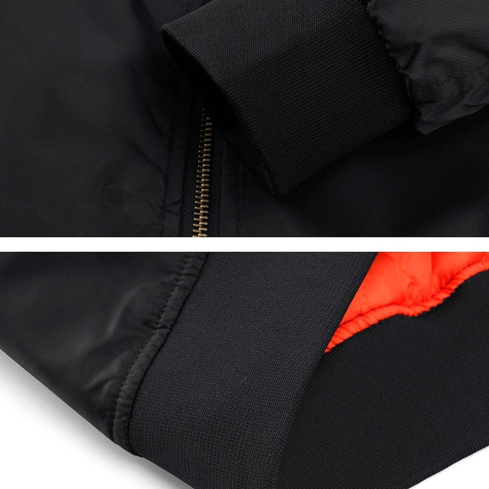 Men's Winter Casual Cotton Padded Pilot Army Bomber Military Jackets ...