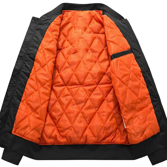 Men's Winter Casual Cotton Padded Pilot Army Bomber Military Jackets ...