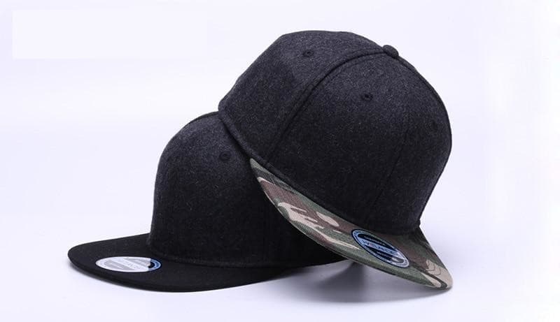Unisex Flat Brim Blank Plain Camouflage Snapback Baseball Caps ...