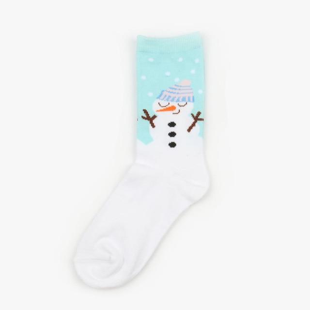 Year Santa Claus Christmas Snow Cotton Long Unisex Socks – GeraldBlack.com